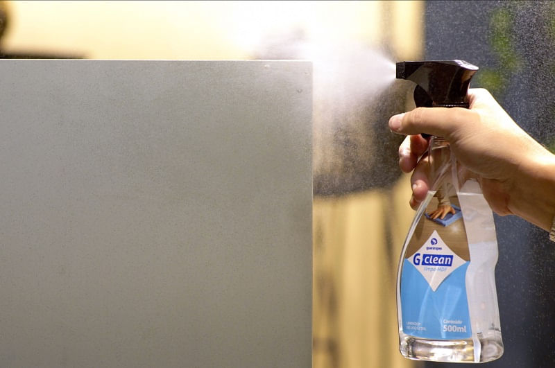 Produto para limpeza de MDF - Casa Guararapes